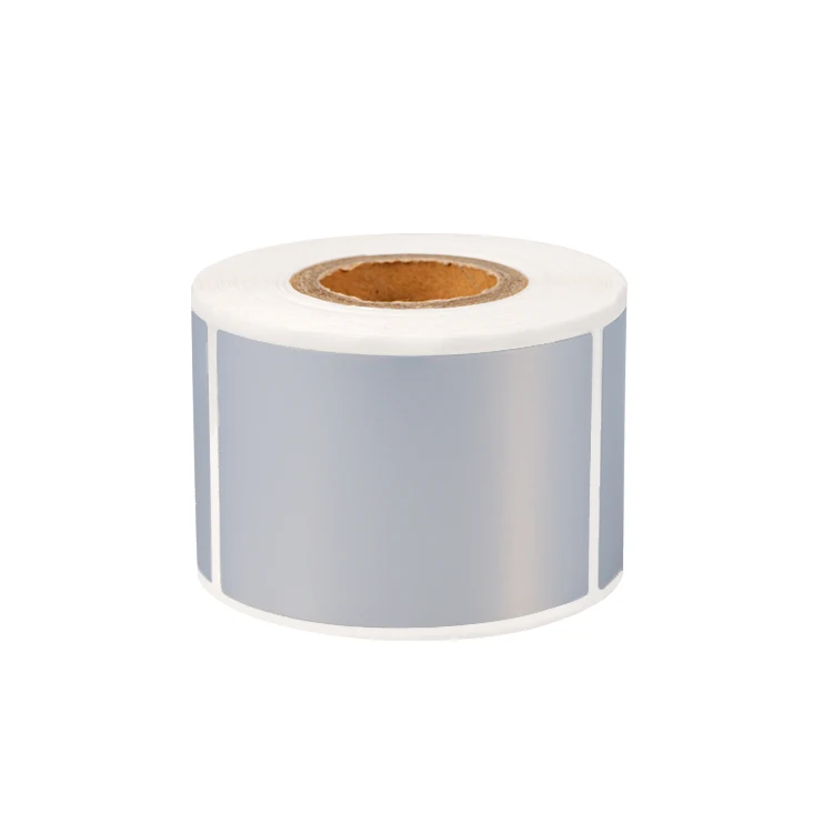 Customized Thermal Transfer Printing Silver Matte Polyester Sticker ...