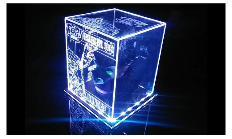 Custom Acrylic LED Light Box - Protection & Display Stand