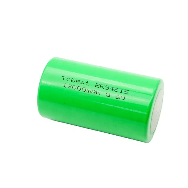 3.6v Li-socl2 Battery Energy Type Er34615 D 19000mah Oem Accepted For ...