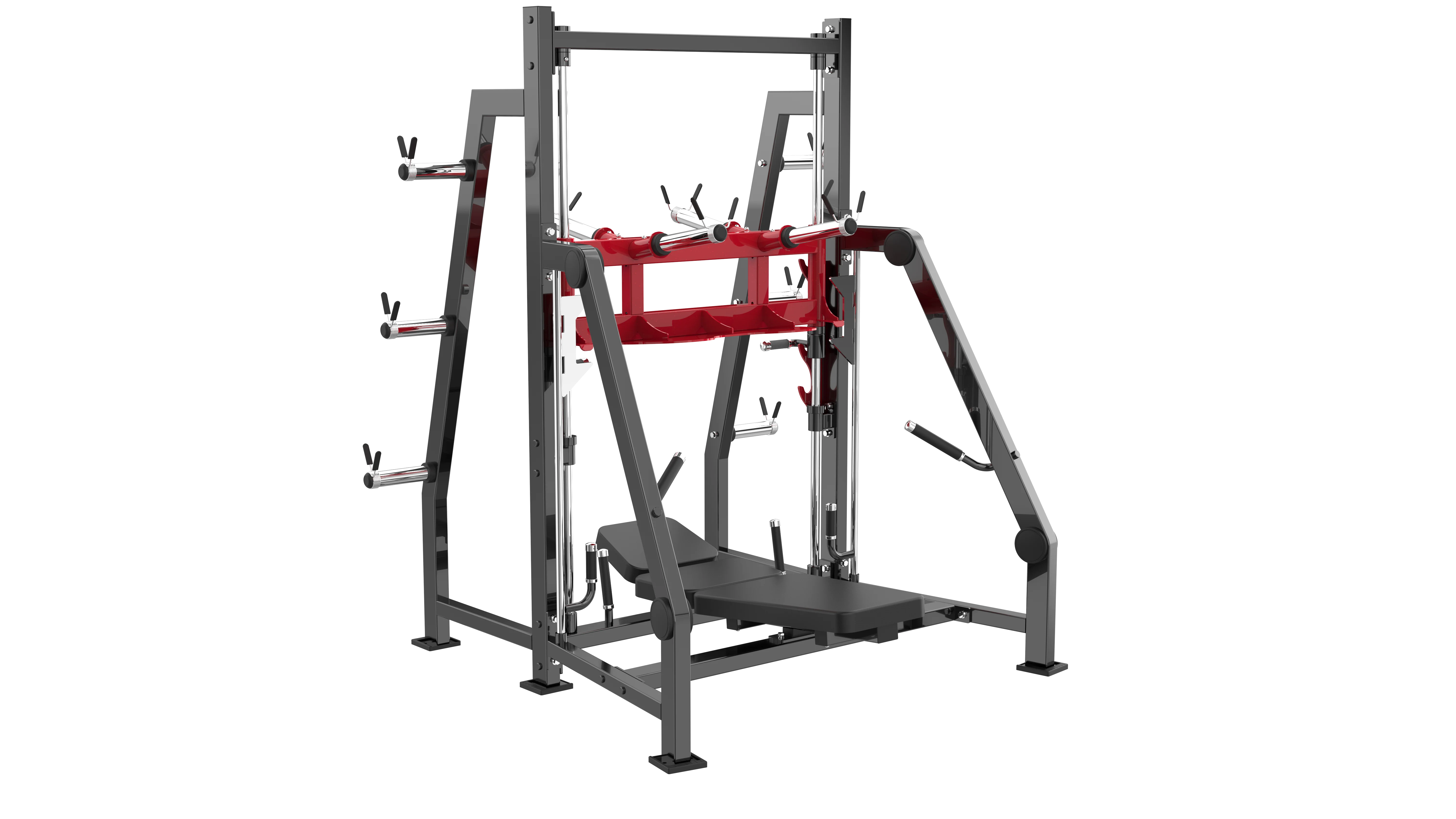 Lateral Leg Press - Abdominal Oblique Crunch & Extension