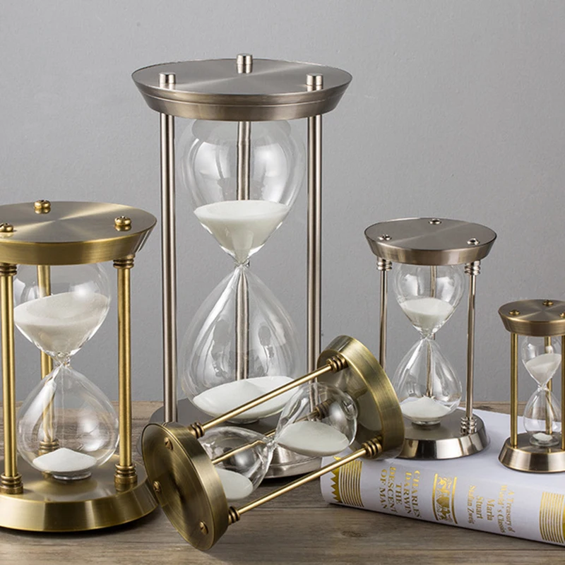 Time Magic Hourglass Decorations - Creative Metal Ornaments