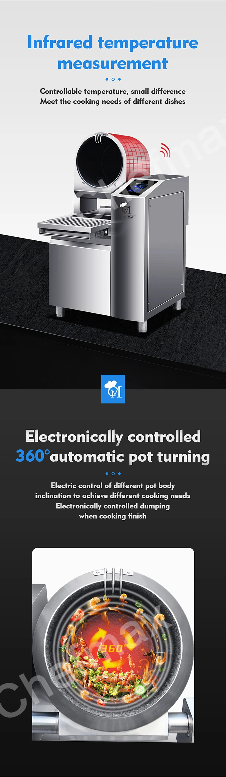 Chefmax Multifunction Vertical 8KW Intelligent Electric Turkish Delight Lokum Cooking Machine ...