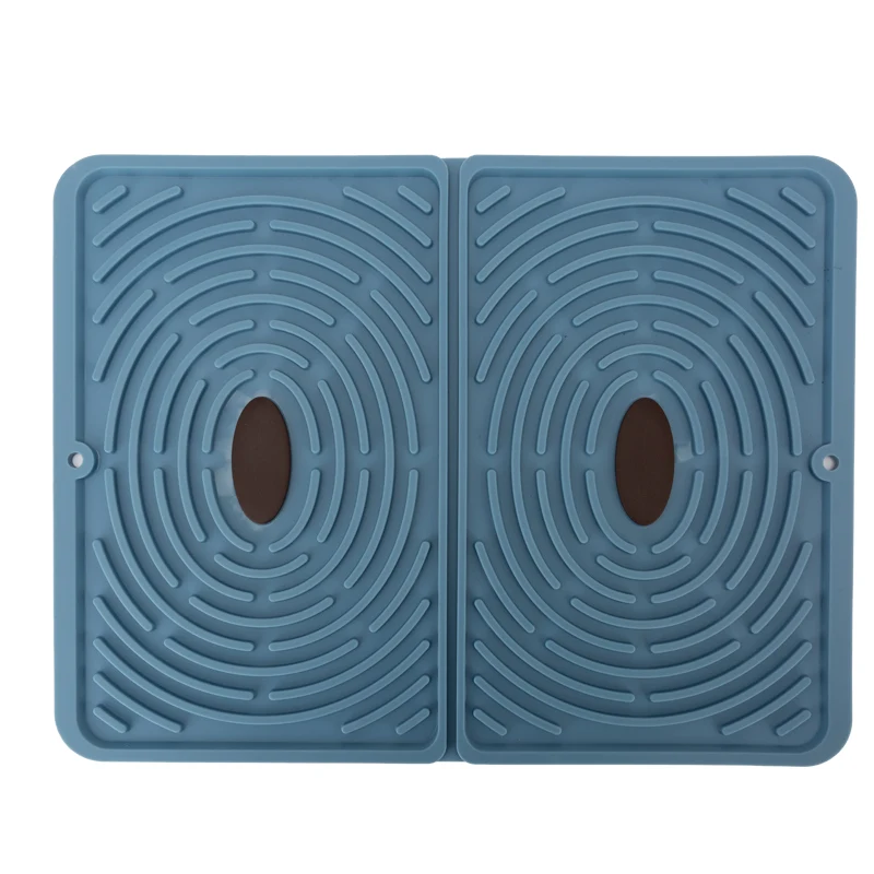 Silicone Kitchen Dish Drainer Drying Drain Plate Rack For Dish Silicone ...