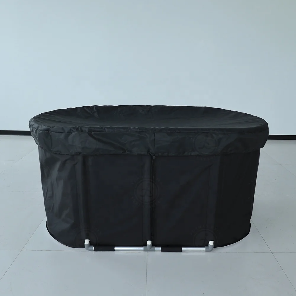 Inflatable Ice Tub - Portable Oval Spa Pool for Recovery
