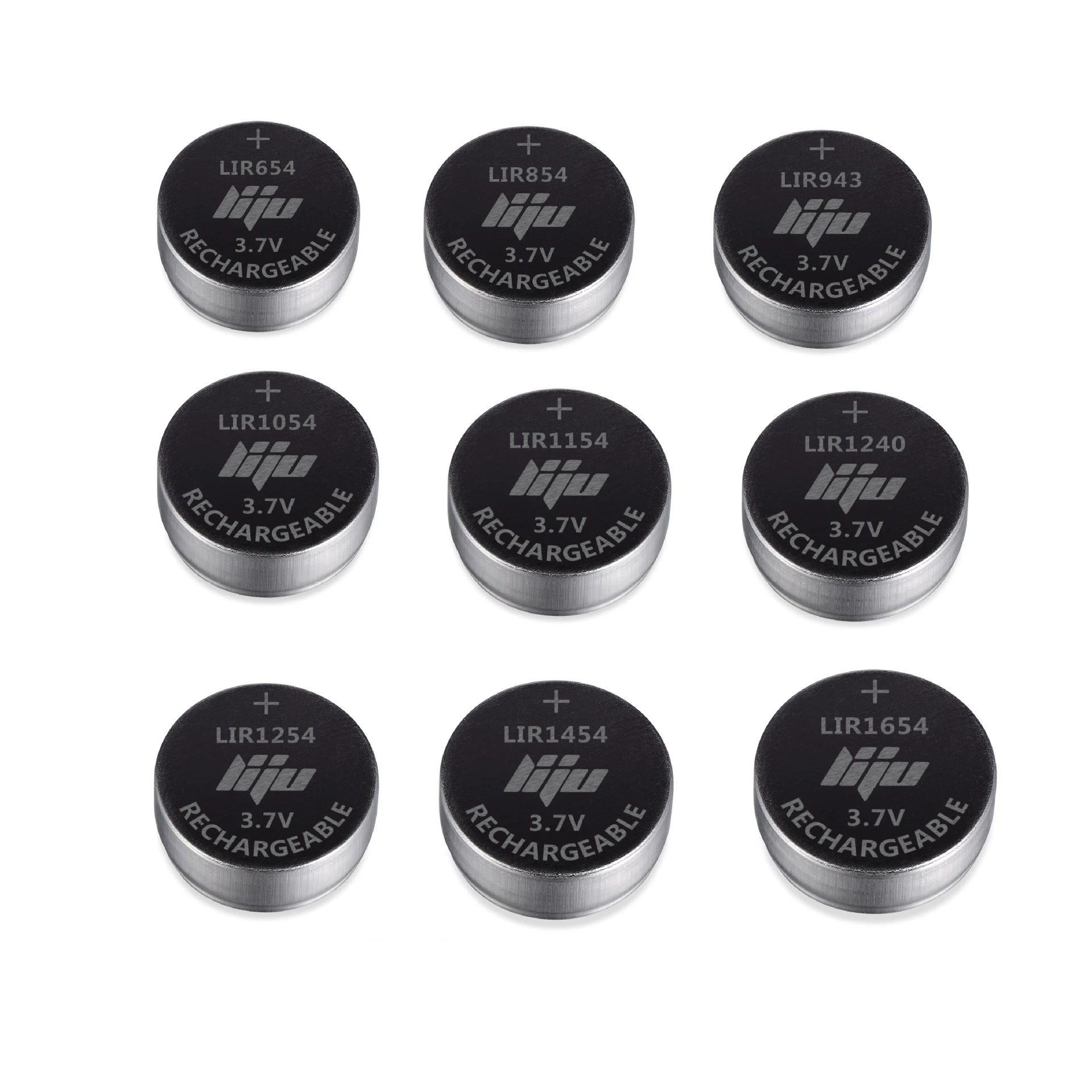 Lir 3.6v 55mah Li-ion 1254 Battery 3.7v Lir1045 Lir1054 Lir1040 Lir1254 ...