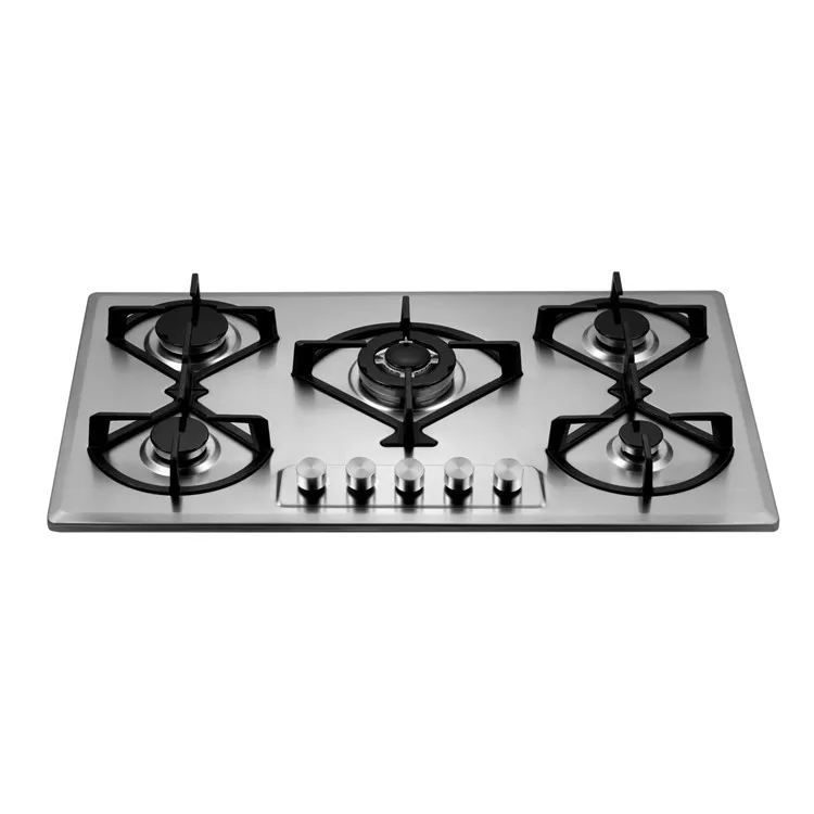 Kitchen Top Liquefied Gas Table Top Embedded Gas Stove 5 Burners Built ...