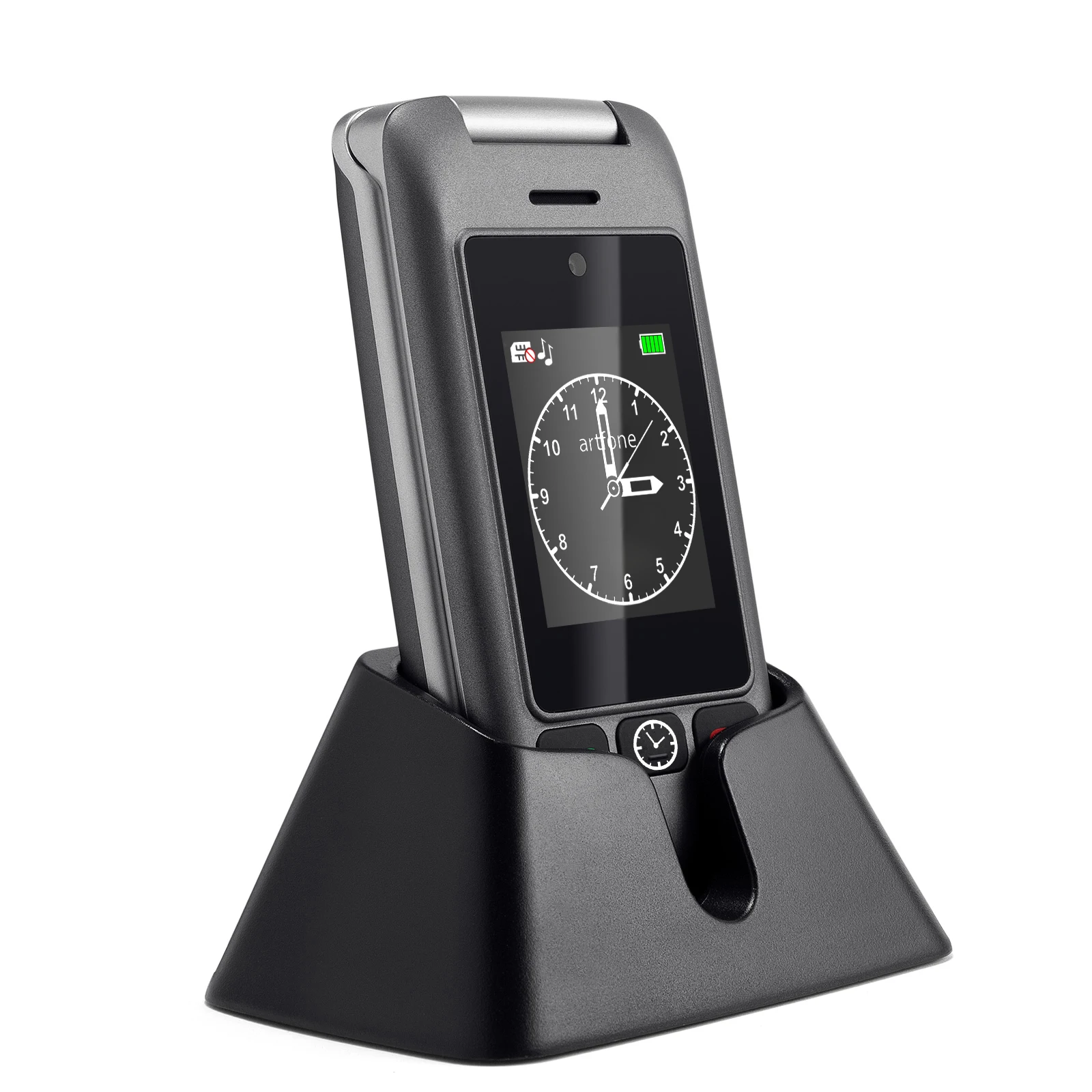 Artfone G6 - Senior Flip Phone with Dual LCD and Volte