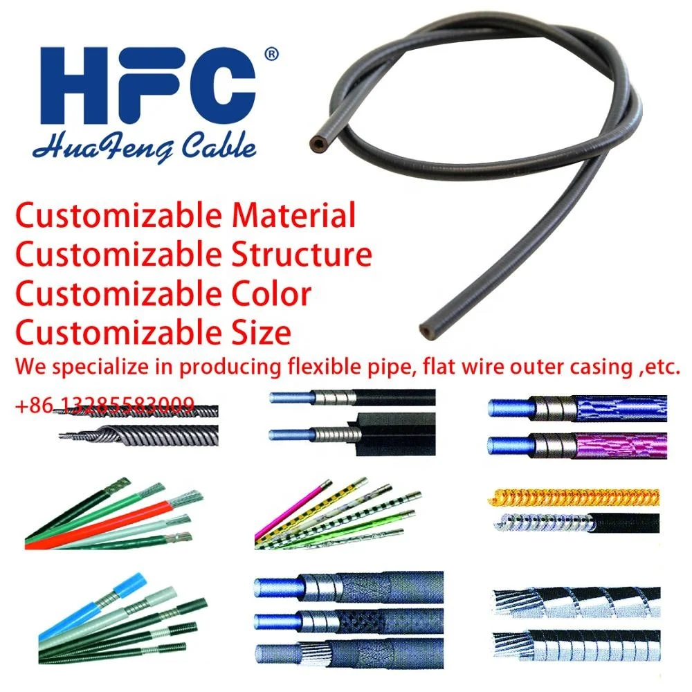 New Casing Outer Sheath Conduit Pe Pvc Coated Flat Wire Coiled Pipe ...