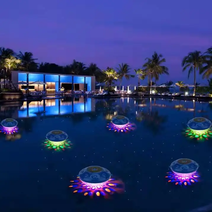 Light up RGB Swimming Pool Float Accessories for Above Ground Inground ...