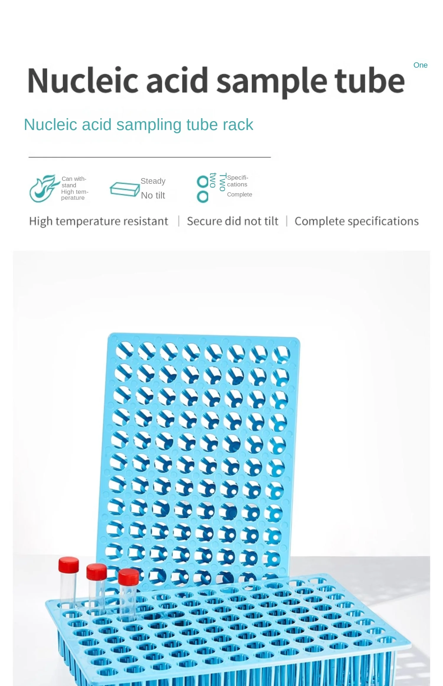 Labshark 48-Well 96-Well Disposable for Test Tube Rack for Nucleic Acid ...