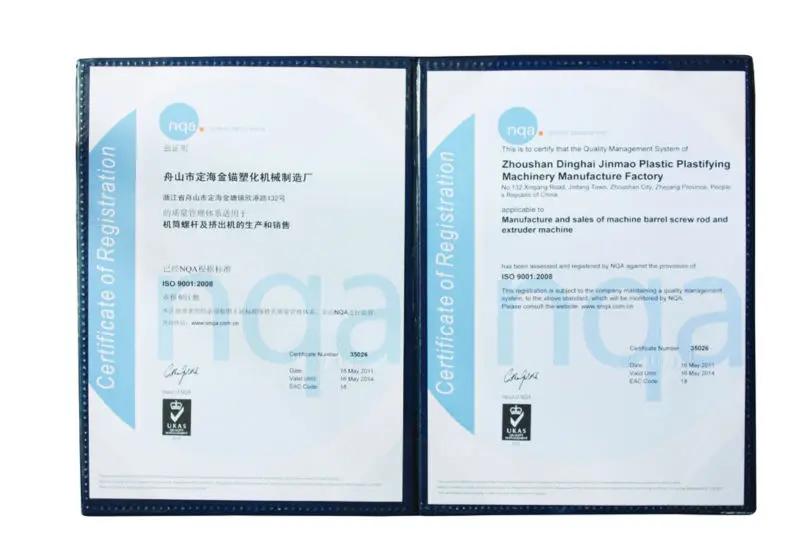 Enkele Schroef Cilinder Voor Plastic Extruder/extrusie Schroef En Vat ...