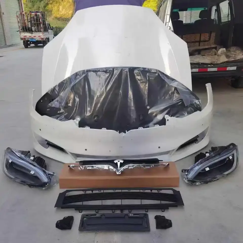 New Upgrade Modification Body Kit Car Front Bumper For Tesla Model S ...