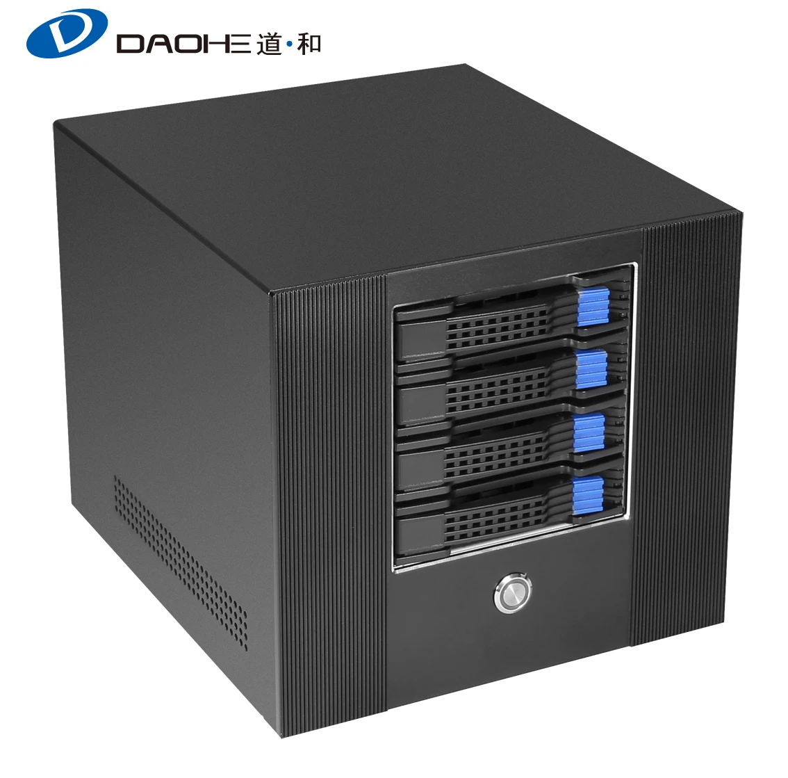 Nas Box Mini Tower Chassis Daohe 4 Bay Storage Server Case Support Atx ...
