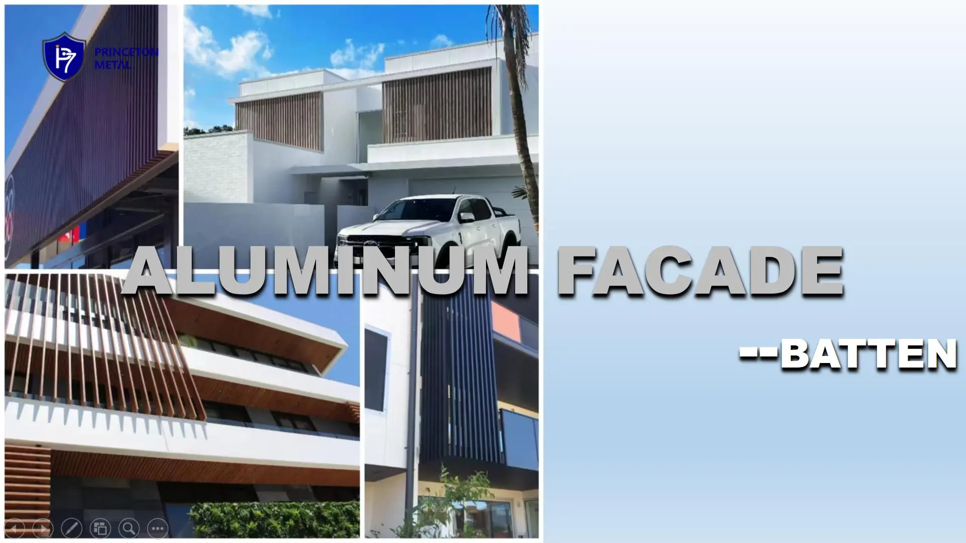 Aluminum Extrusion Profile Exterior Wall Batten for Building Aluminum ...