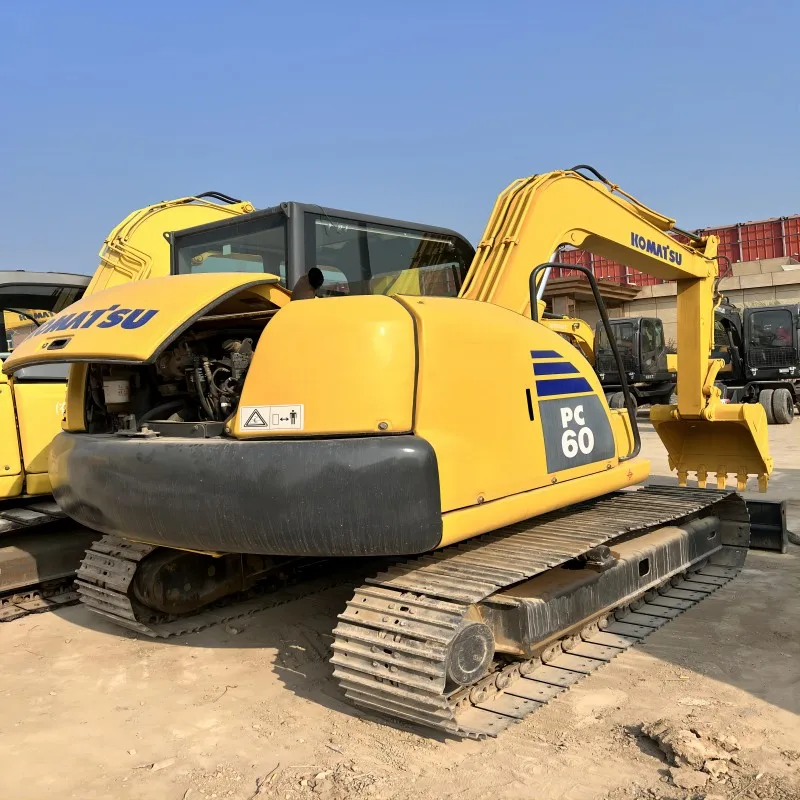 Used Komatsu Pc60-7 Crawler Excavator Old 6 Ton Excavator In Shanghai China For Sale Pc 60 60-7 ...