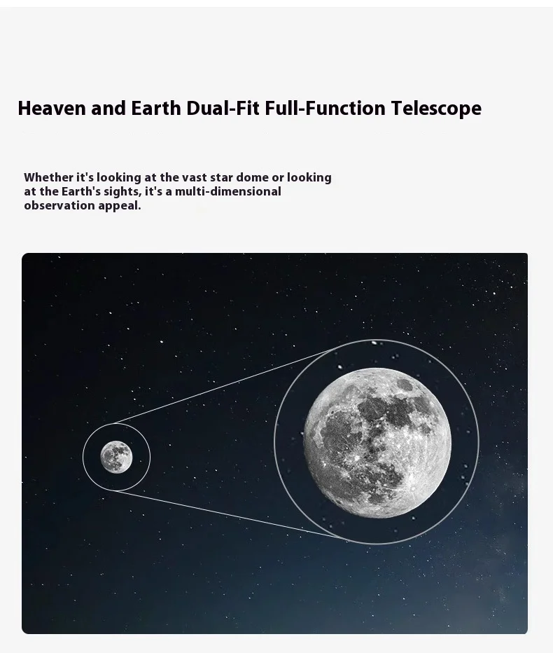 High-Definition 70mm Objective Diameter Outdoor Telescope F70300 with ...