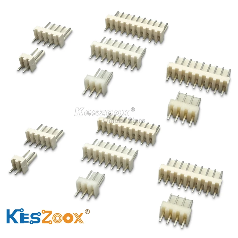 Keszoox 2.5mm 2510 Connector Right Angle/straight Smt Dip Through-hole Horizontal Connector 2/3 ...
