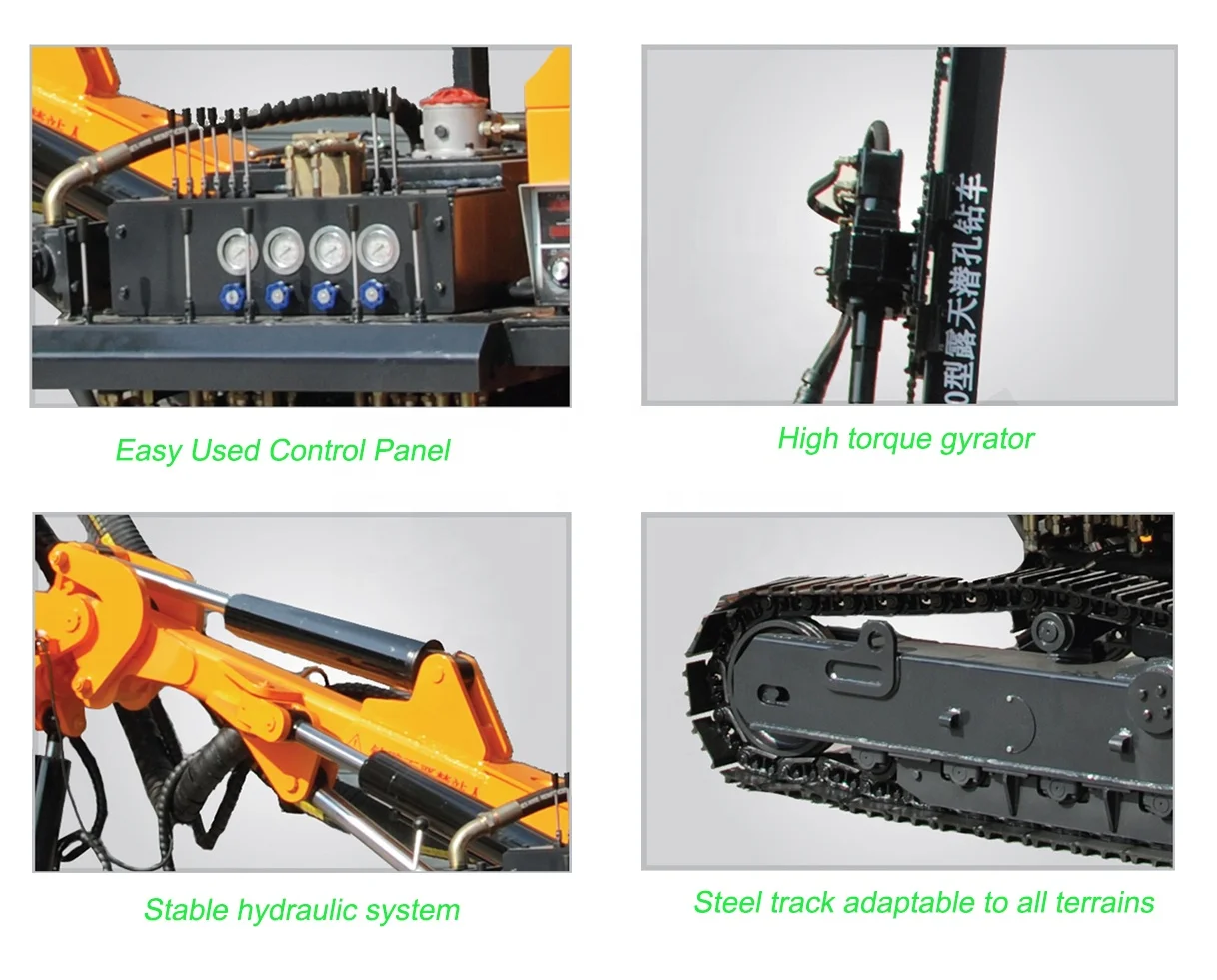 25m Depth Drill Rig Machine Made In China / Borehole Drilling Rig ...