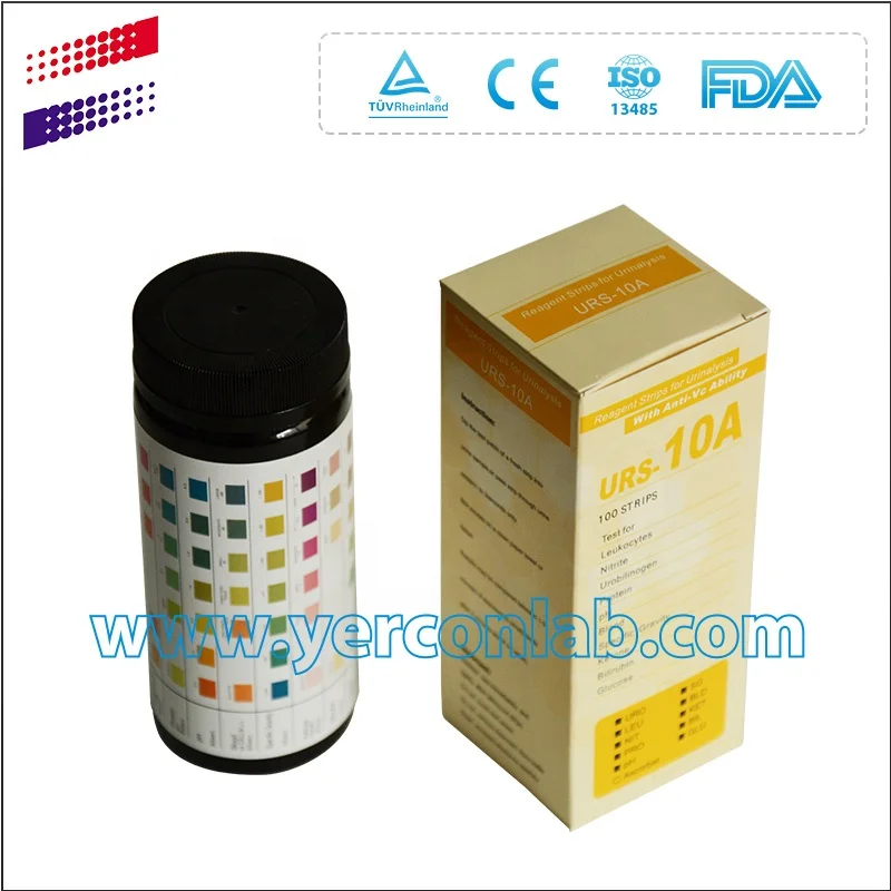 Multistix 10SG urine test strips URS-10A 100pieces/bottle, View 10 para ...