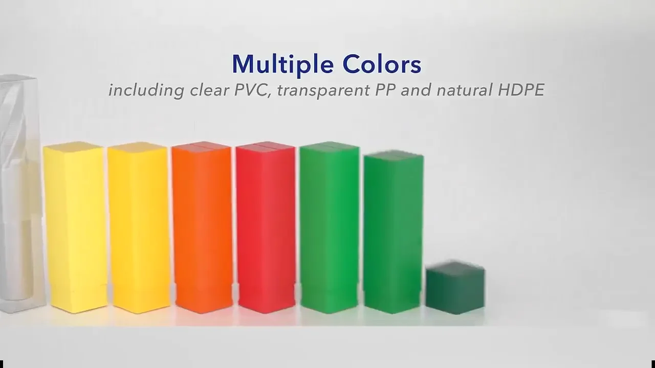 Transparent Telescoping Square Plastic Tube - Buy Rose Plastic Box ...