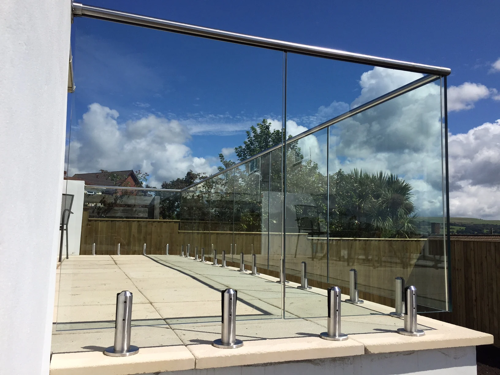 Jl-743 Balcony Handrail Stair Railings Glass Clamp Spigot Swimming Pool ...