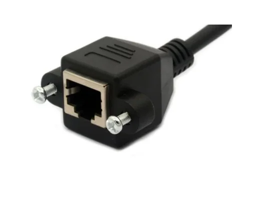 High Quality Panel Mount RJ45 Male to RJ45 Female Extension 8P8C Rj45 ...