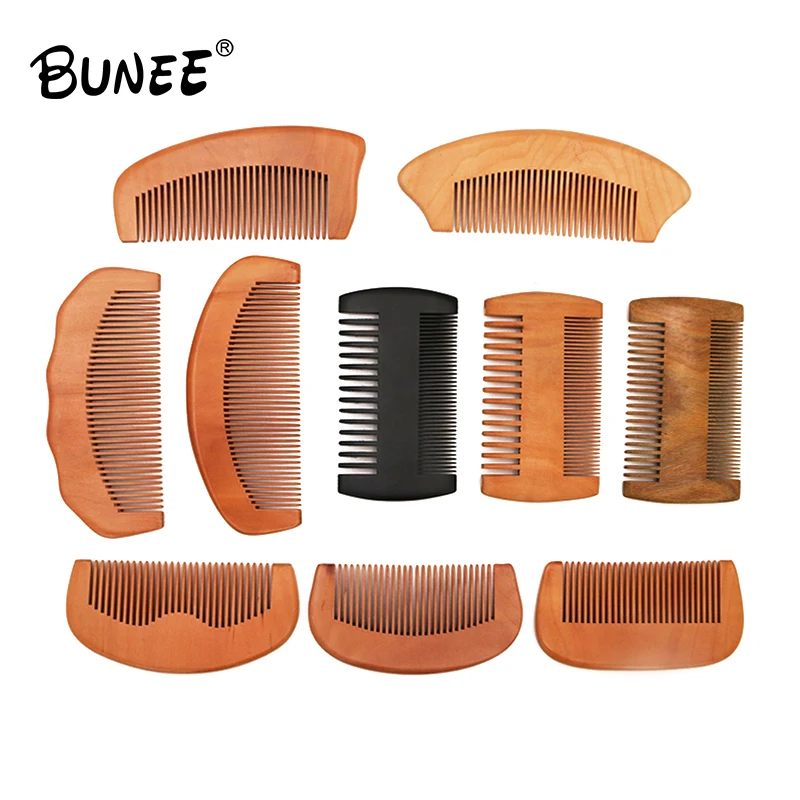 Pocket Wooden Comb - Natural Black Gold Sandalwood