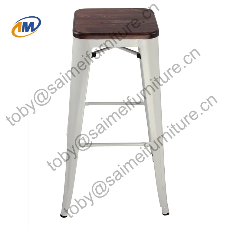 Fashion Vintage Industrial Metal Steel Bar Stools Extra Tall 30' In ...