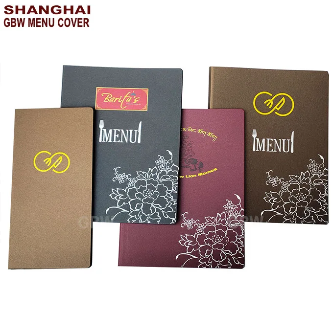 Elegant Food Menu Covers & Leather Wine Lists by GBW