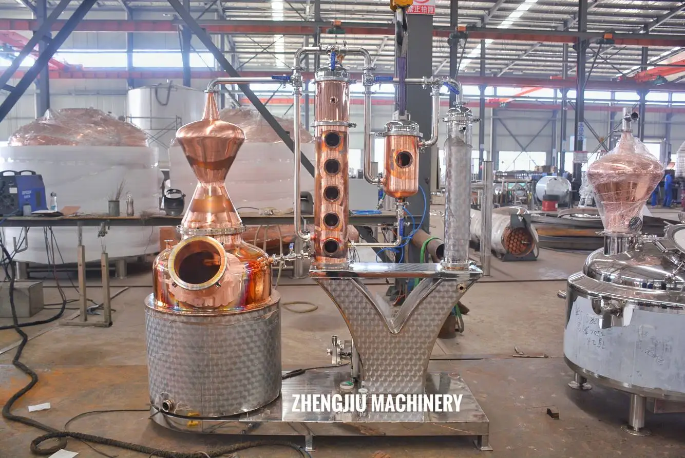 Distilling Pot Ethanol Distillation Column Flute Distillation Column ...