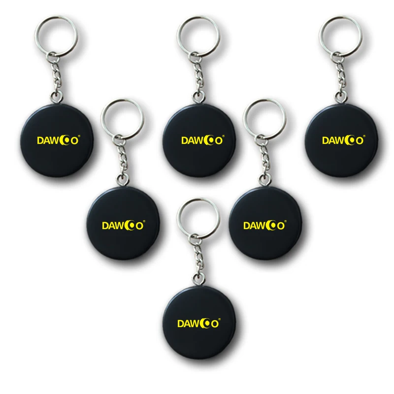 Mini Rubber Ice Puck Key Chain - Perfect Promotional Gift