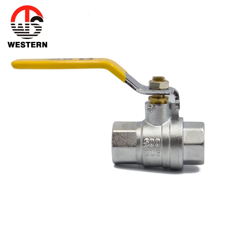 CW617N Material Nickel Plated FXF BSP Thread Ball Valves