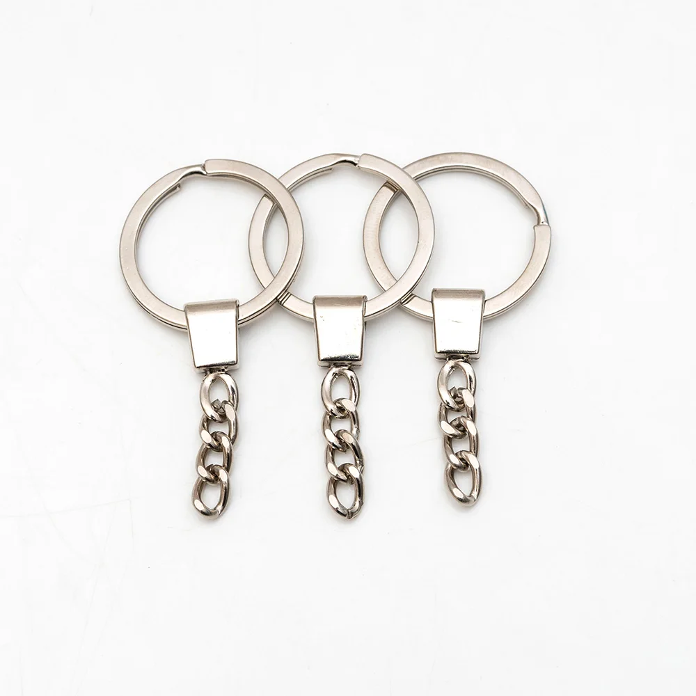Keychain With 4 Links Keyrings Hang 4 Single Rings Keychains For ...