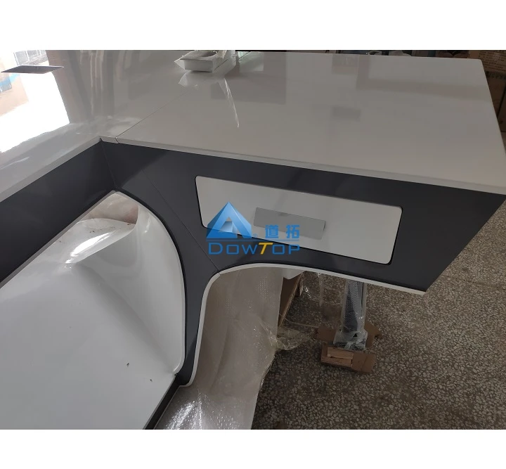 Modern Office Table Boss Office Desk White Manager Desk - Buy Office ...