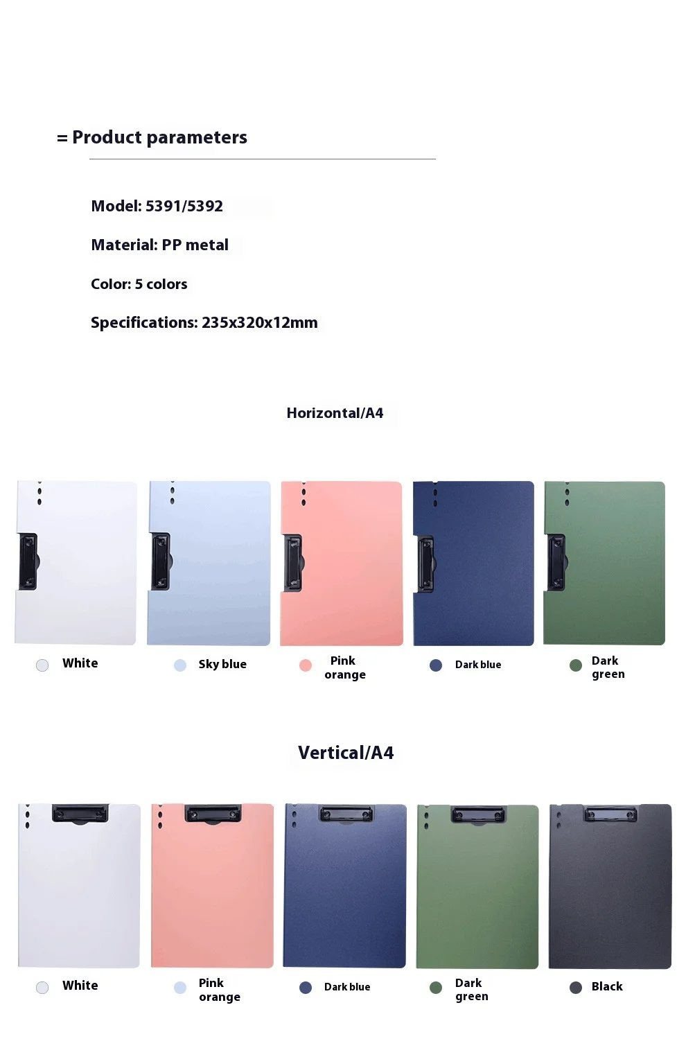 Multi-Functional A4 Student Report Writing Pad Plastic Horizontal and ...