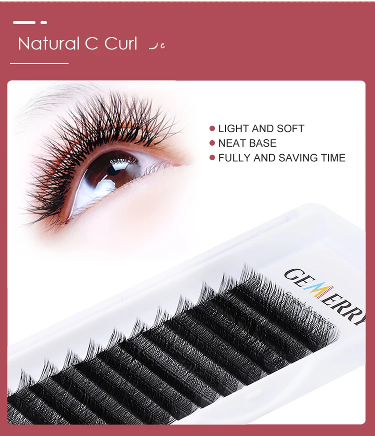 Yy V 2d Cilia Eyelash Extension 0.07mm Easy Fanning Volume Flase Lashes Faux Mink 12rows Cilios ...