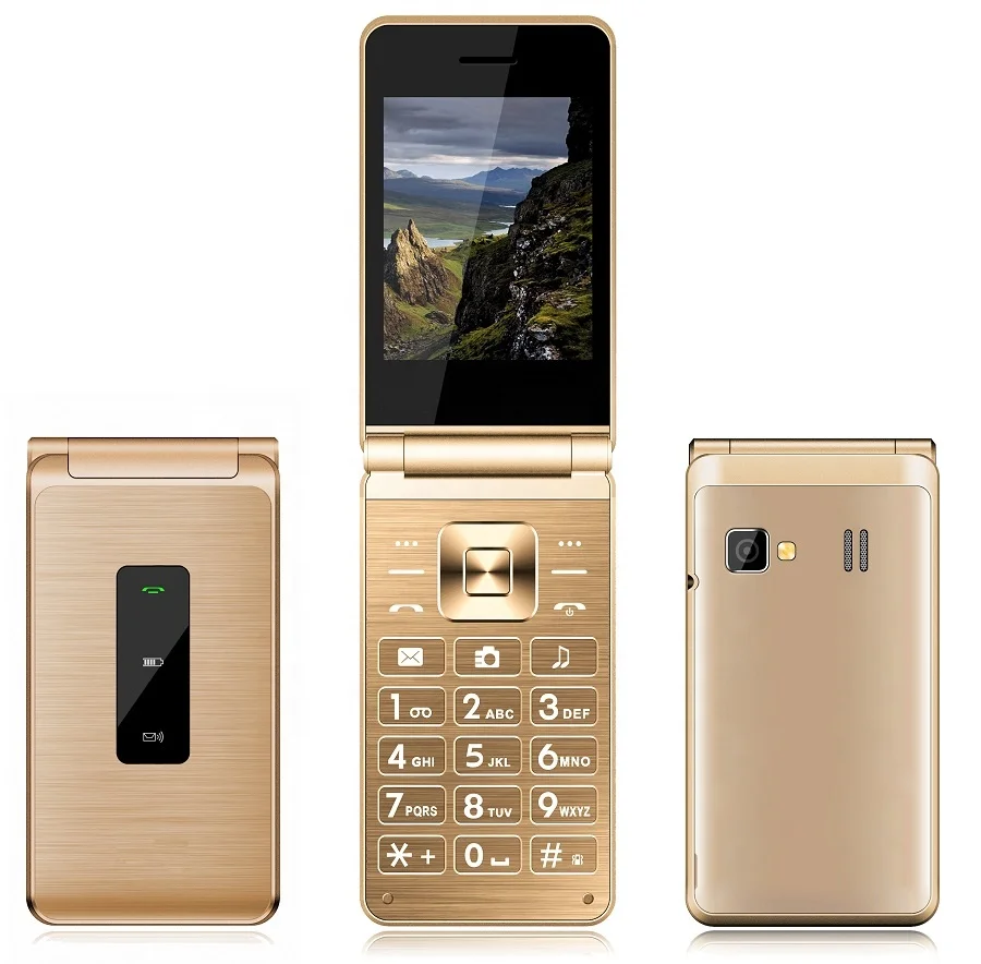 2.8 Inch Large Qwerty Keyboard Basic Clamshell Cell Phones - Buy ...