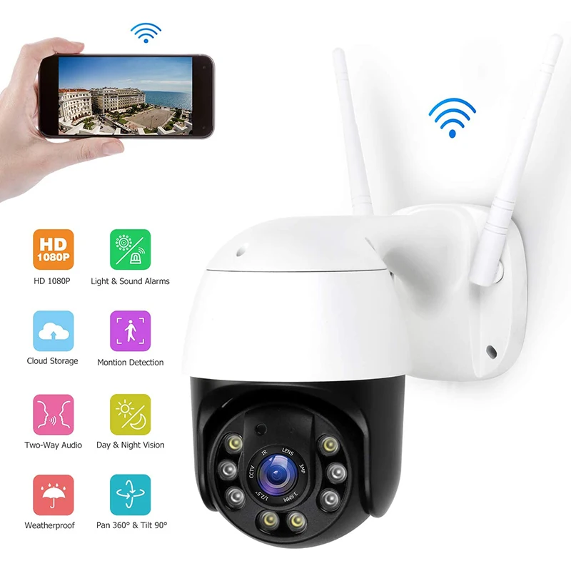 Xcreation Security Cameras Camhipro Ptz 4g Ai Ball Wifi Camera Ai ...