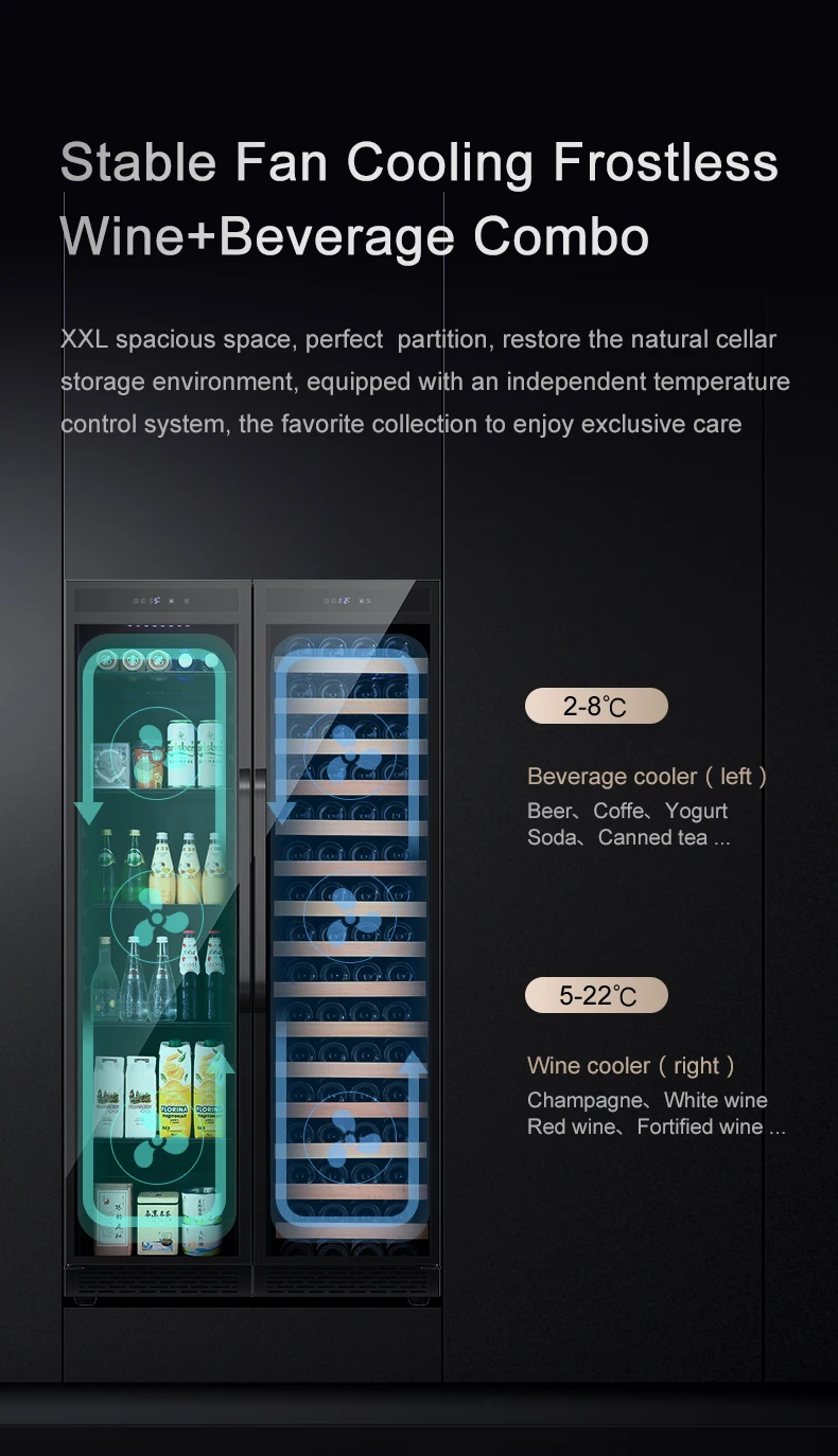 Rapid Bottle Commercial Display Glass Door Showcase Refrigerator Water ...
