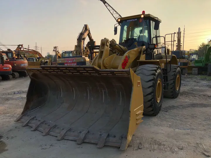Used Caterpillar 966h Wheel Loader High Work Efficiency Good Condition ...