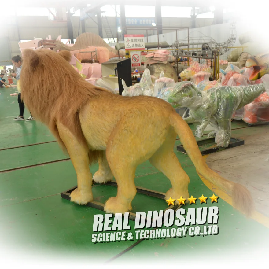 Wildlife Jungle Robotic Lion Animatronic Model - Waterproof ...