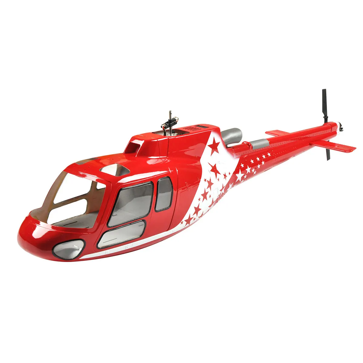 Gas RC Helicopter Unassembled Kit AS350 Airzermatt Toy Helicopter Kit