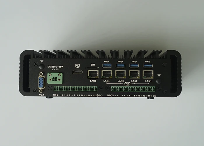 Fanless Industrial Mini Computer I3/i5/i7 With Poe & Gpio - Ssd, 2-year ...