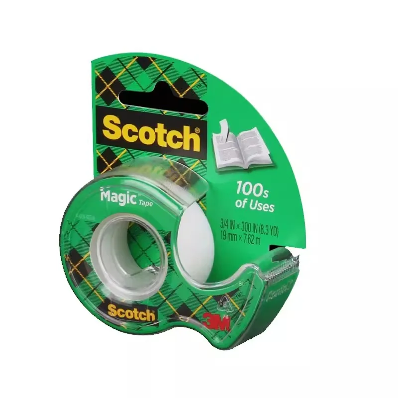 3M Scotch Invisible Tape Dispenser 105 3M Magic Paper Tape for Home ...