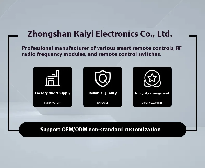 Custom KAIYI KY-YK09 2.4G Wireless Smart Remote Control Transmitter 4/6 ...