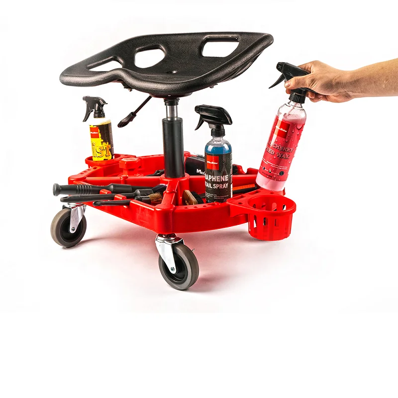 Maxshine Detailing Stool With Modular Tool Tray For Auto Detailing ...