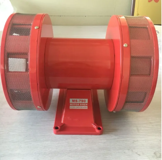Ms-790 Double Electric Siren 220v Motor Alarm Siren 140db For Fire ...