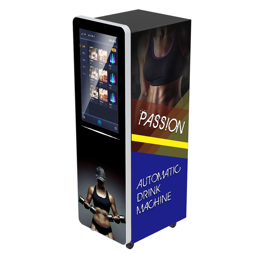 Fresh Hot Coffee Chocolate Vending Machine Fully Automatic Orange Juice ...