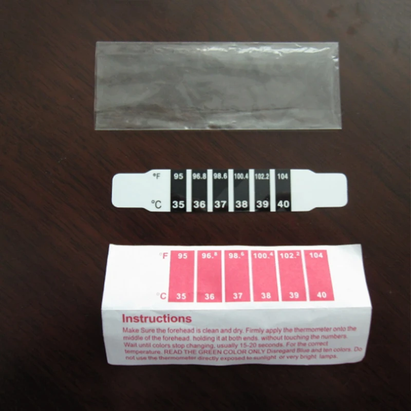 Temperature Sensor Sticker - Color Change Indicator