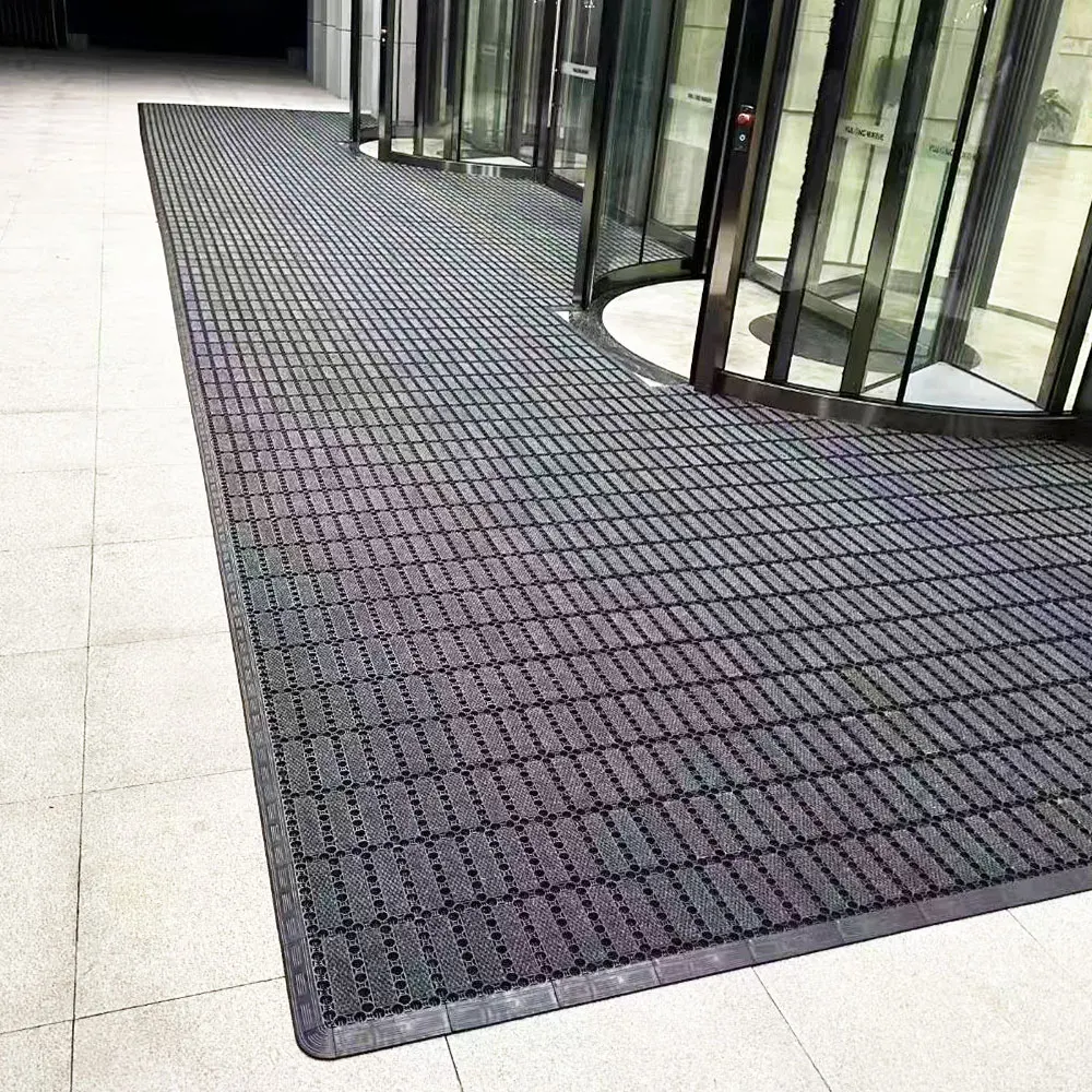 Interlock Modular Carpet Floor Mat Logo Durable Entrance Exit Doormat ...